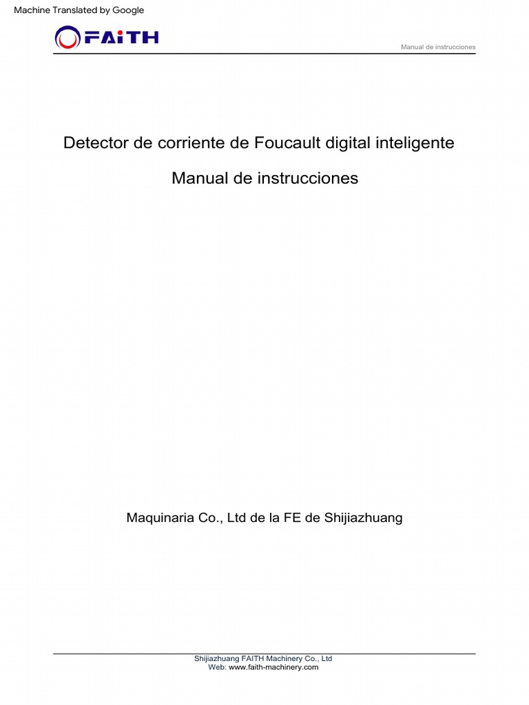 Intelligent Digital Eddy Current Detector Instruction Manual-New1 ...