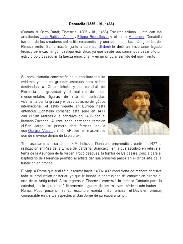 Donatello | PDF