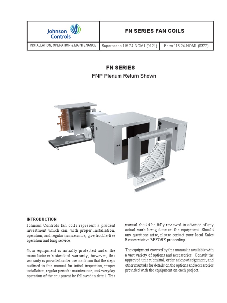 115.24-NOM1 (0322) FN Series IOM | PDF | Soldering | Pipe (Fluid ...