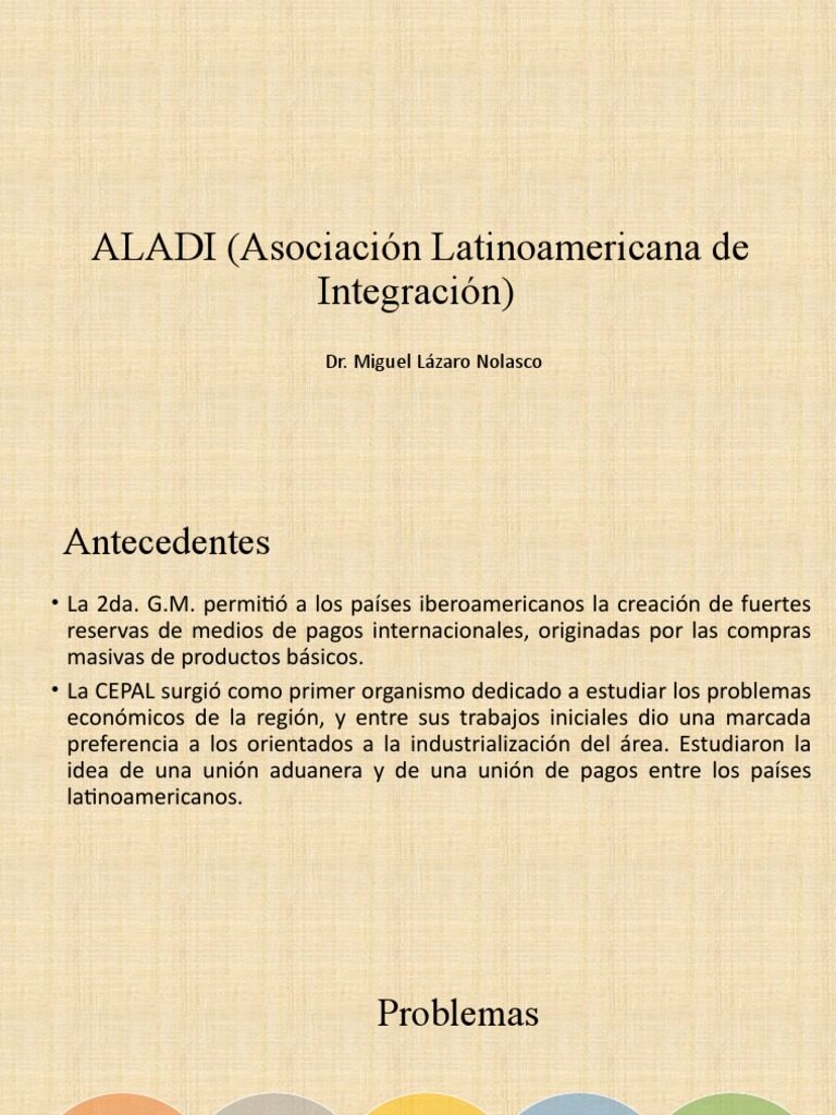 ALADI | PDF