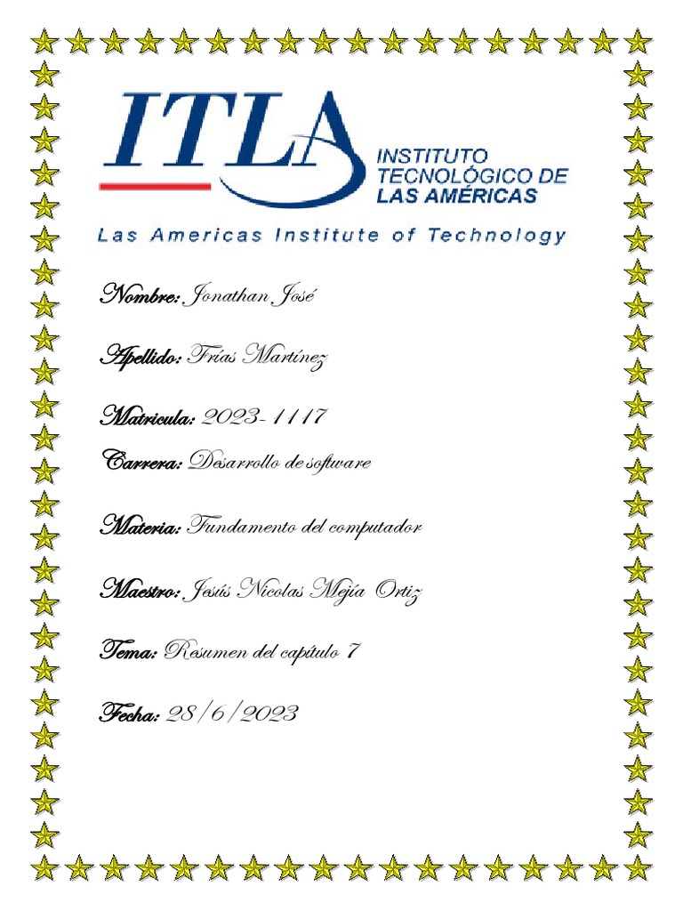 Resumen Capitulo 7 | PDF