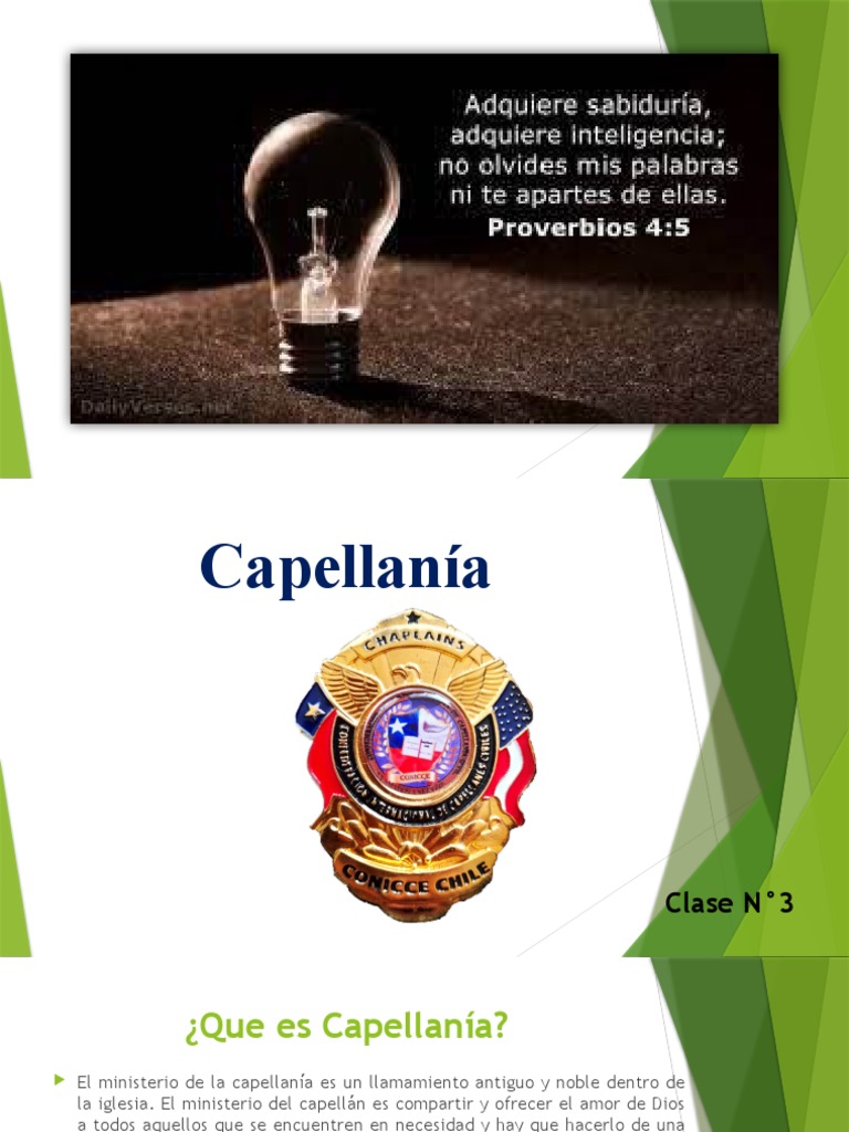 Clase 2 Que Es Capellanía | PDF | Militar | Amor