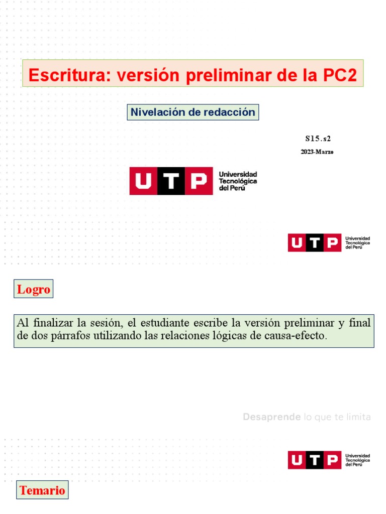 S15.s2-Práctica Calificada 2. Versión Preliminar | PDF