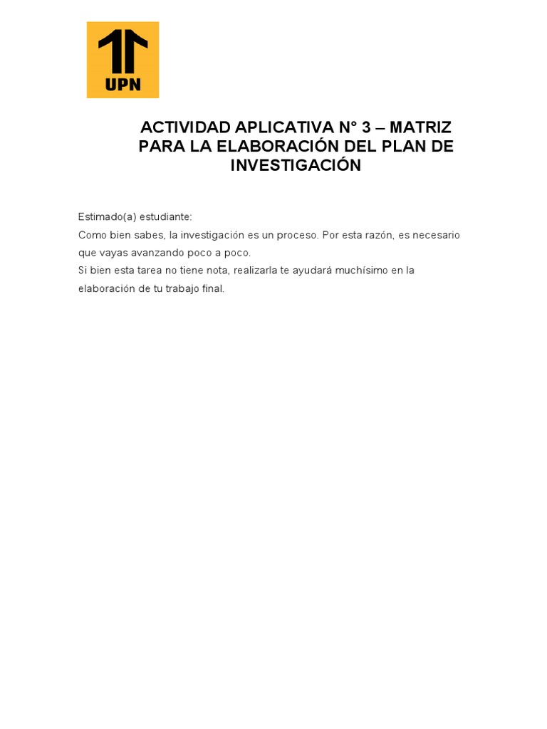 Matriz Final Metodologia | PDF