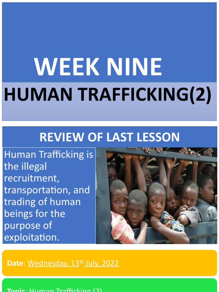 Week 10, Term 3 Y11 HT2 | PDF | Human Trafficking | Rights