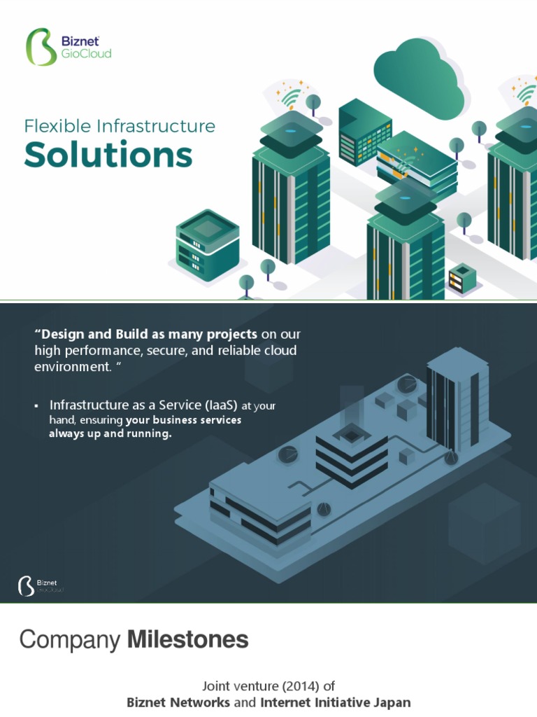 Biznet Cloud IaaS Solutions Overview | PDF | Cloud Computing | Data Center
