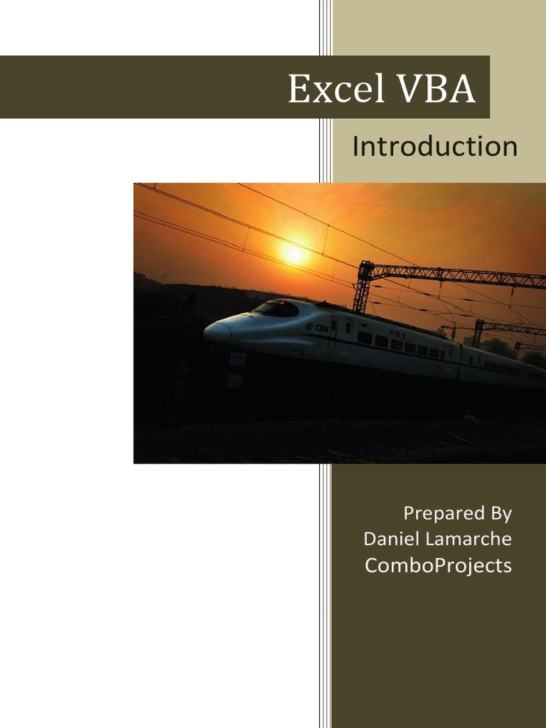 Excel VBAExcel 2003 | PDF | Microsoft Excel | Visual Basic For Applications