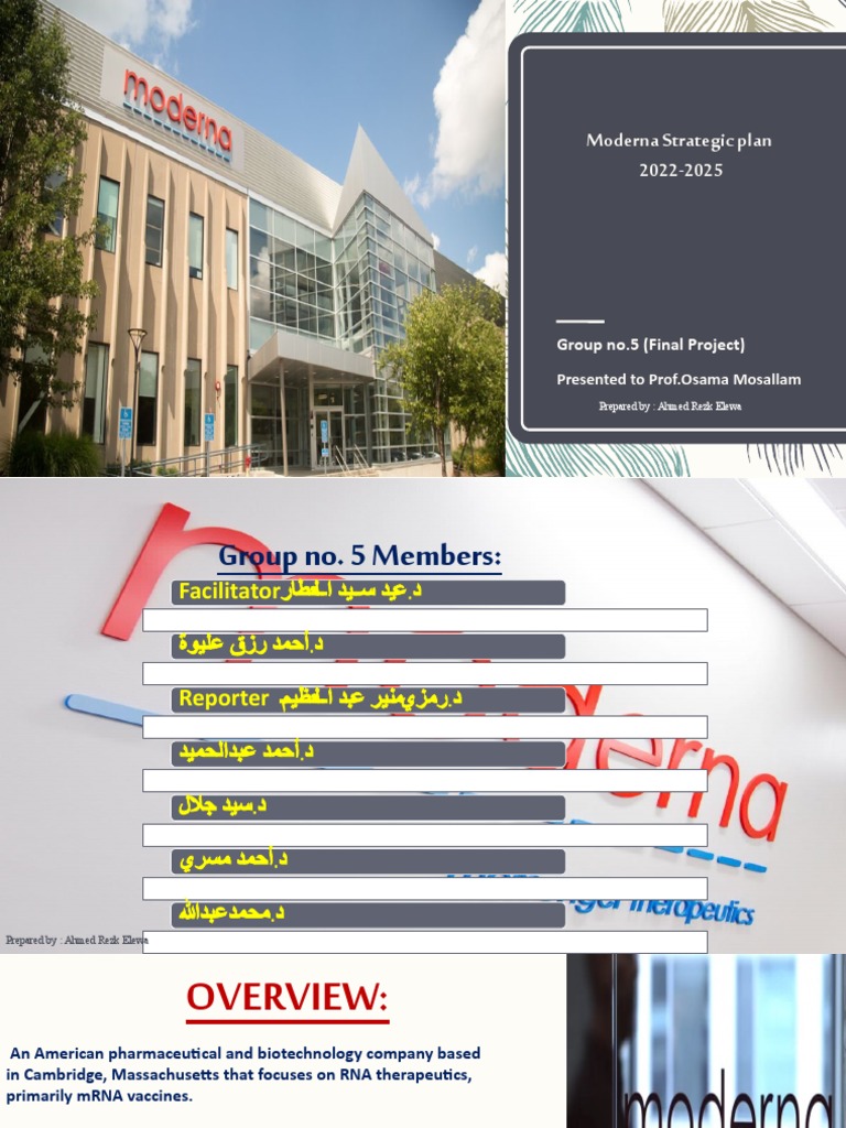 Moderna Final Project, Group5 | PDF | Business | Economies