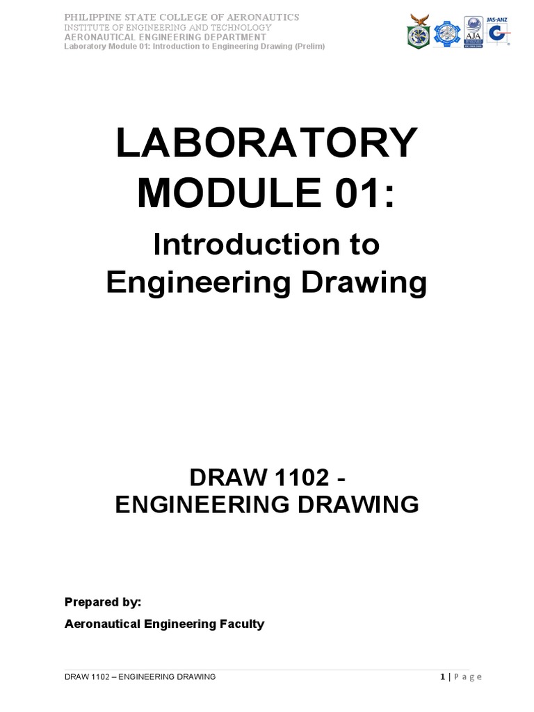 Module No. 01 DRAW 1102 AMT Prelim | PDF | Drawing | Technical Drawing