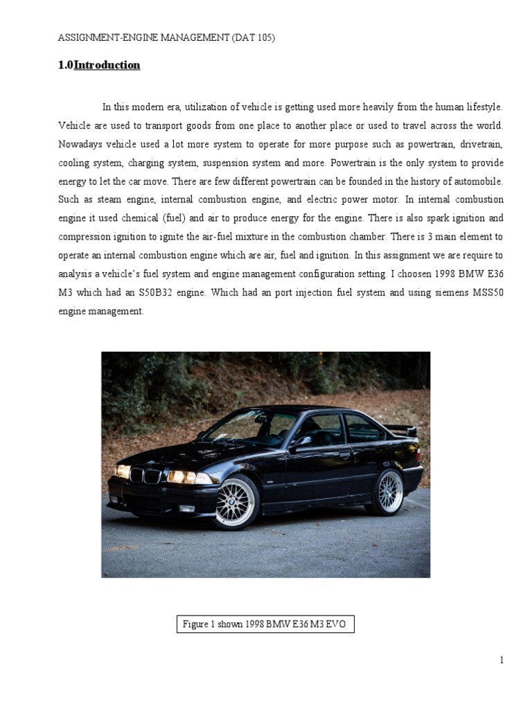 BMW E36 M3 Fuel System Analysis | PDF | Fuel Injection | Throttle