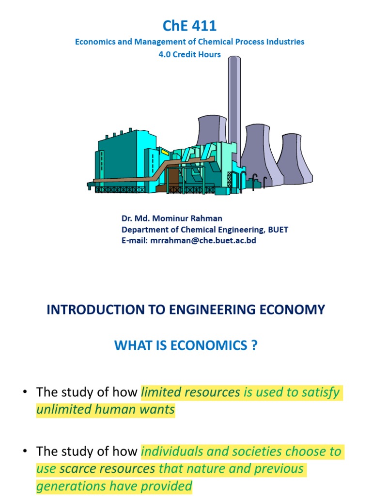 ChE 411 - Class Lecture - MR | PDF