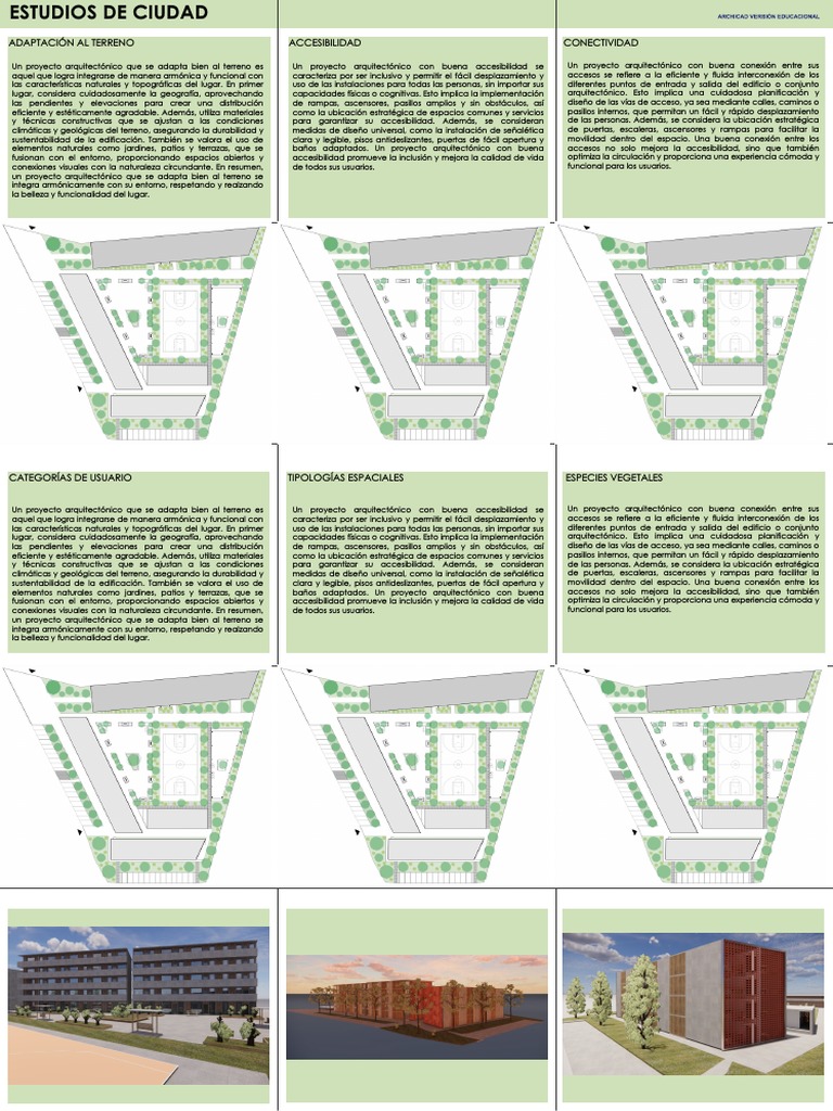 Adaptación Al Terreno Accesibilidad Conectividad: Gseducationalversion | PDF | Ascensor | Diseño