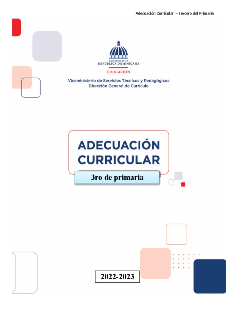 Adecuación de 3ro Grado | PDF | Coma | Cuentos