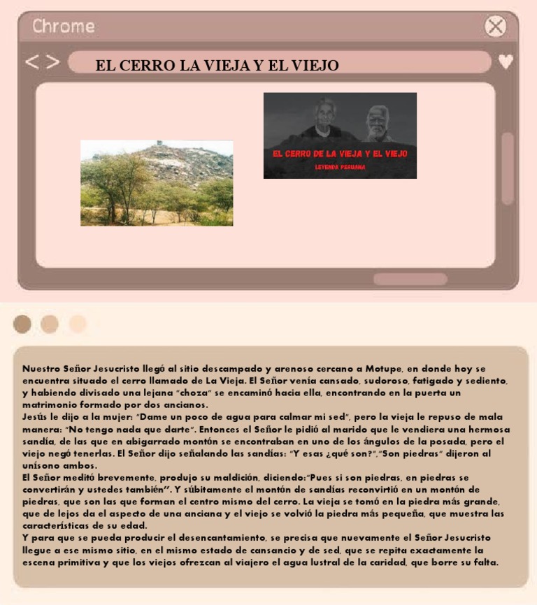 La Leyenda de La Vieja y Del Viejo | PDF