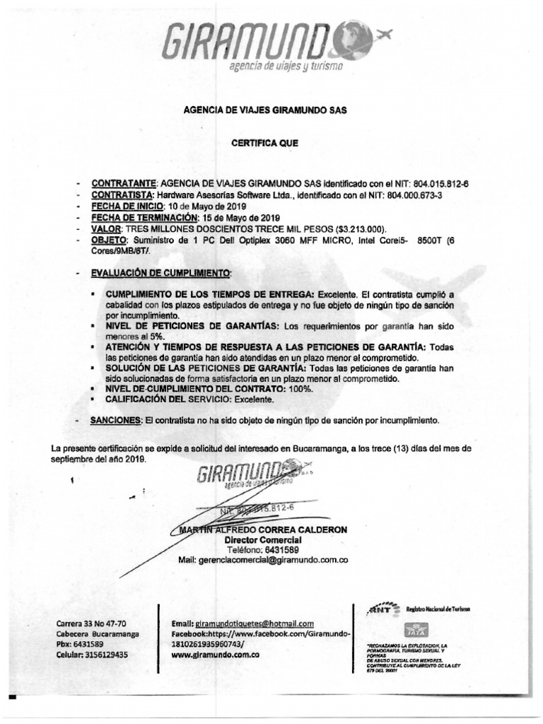 Cer. Satisfación Del Cliente Dell | PDF