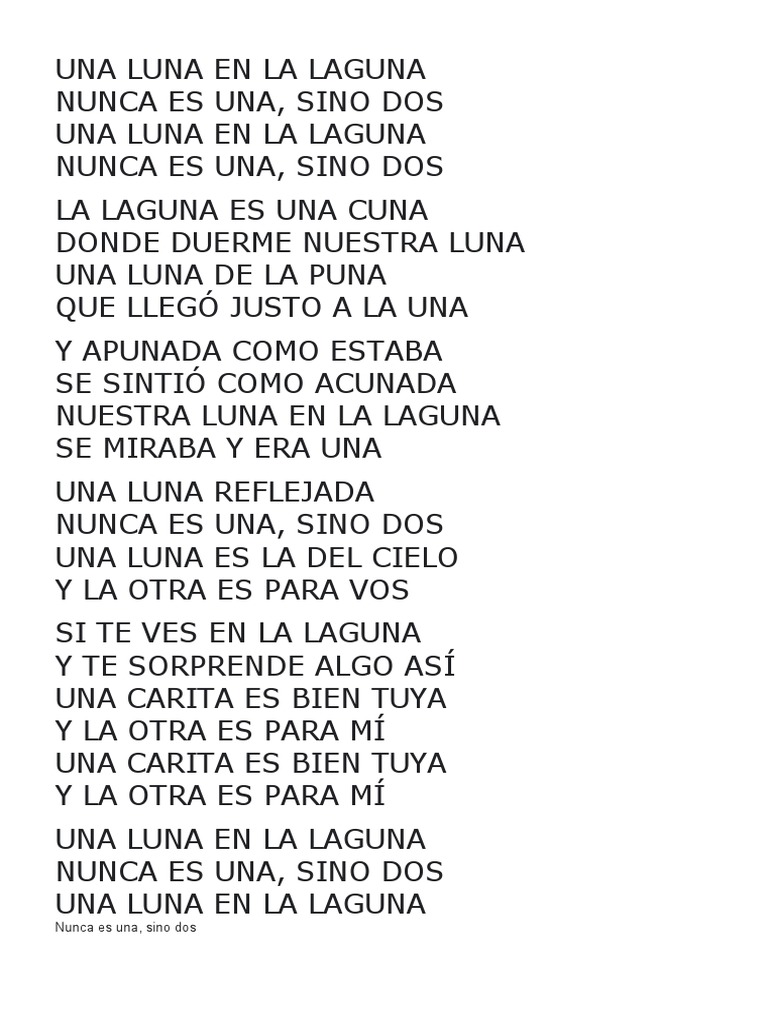 Una Luna en La Laguna | PDF | Religión y espiritualidad | Poesía