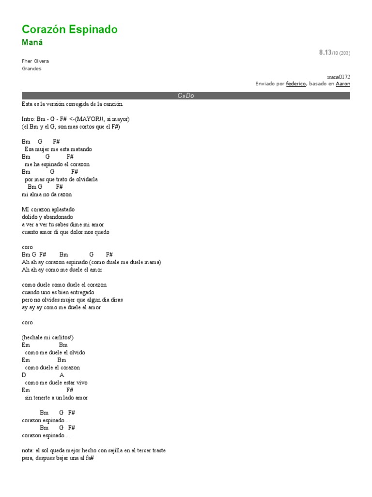 Corazón Espinado | PDF