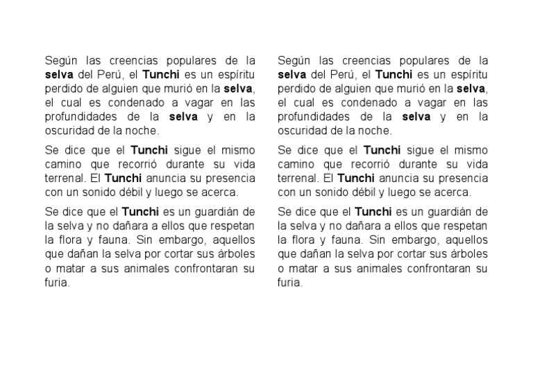 Tunchi | PDF