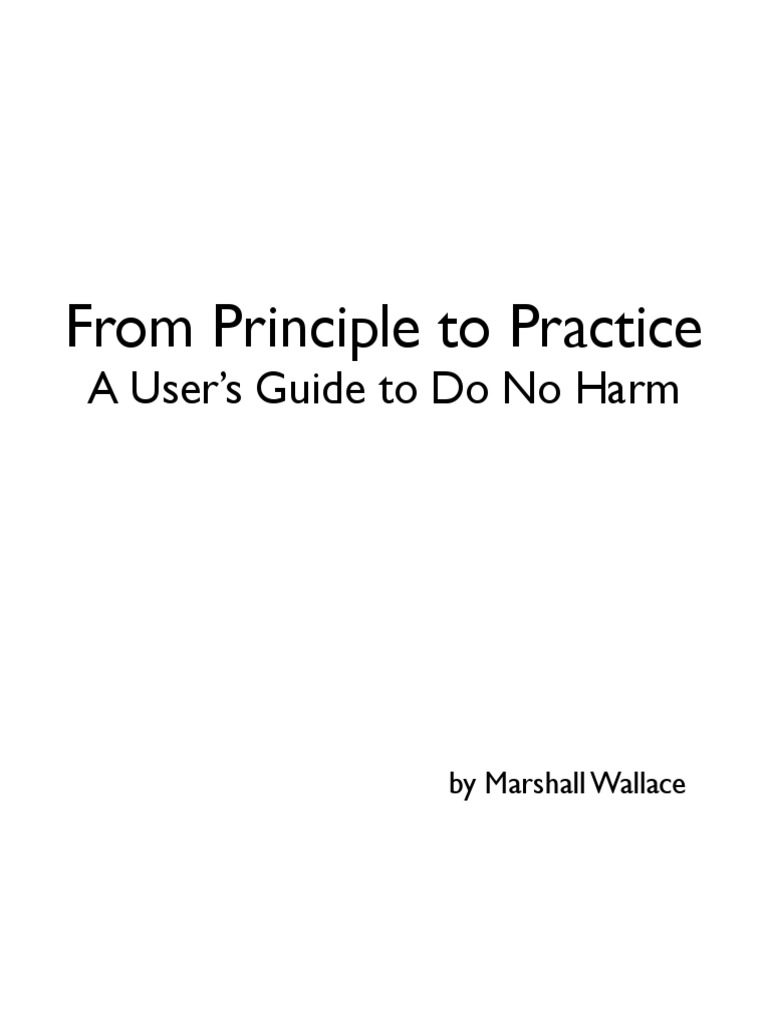 Do No Harm: A User's Guide | PDF | Violence | Experience