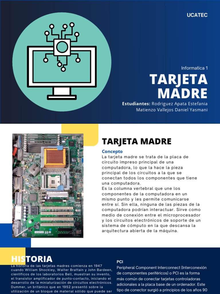Tarjeta Madre | PDF