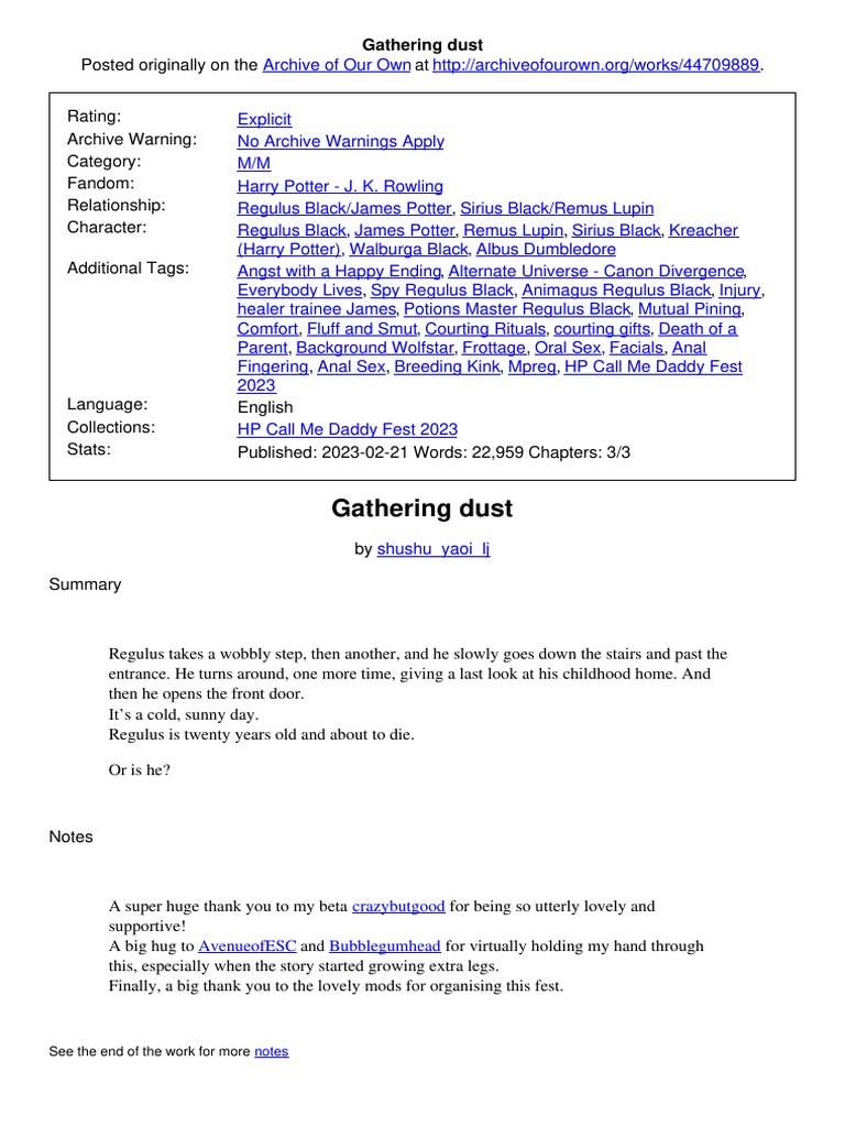 Gathering Dust | PDF