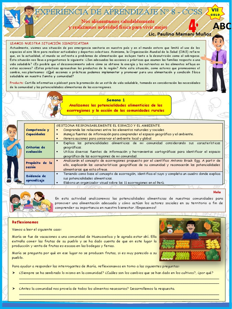 4° ABCD C. SOCIALES - EdA #8 | PDF