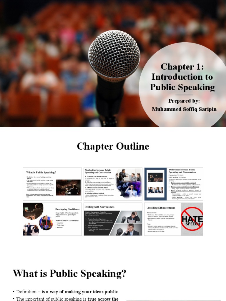 Chapter 1 - Introduction | PDF | Public Speaking | Human Communication