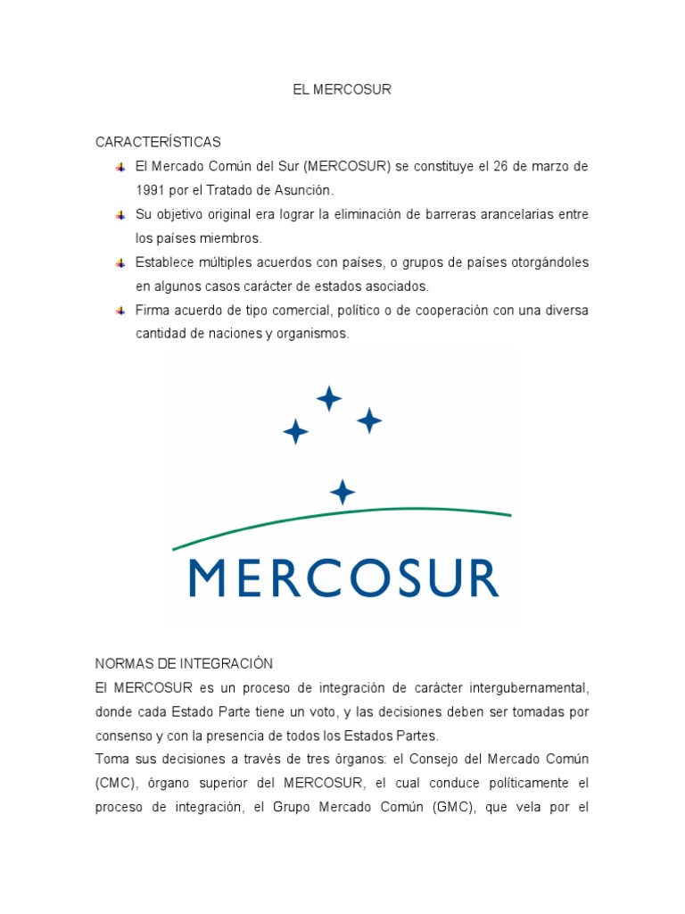 El Mercosur | PDF