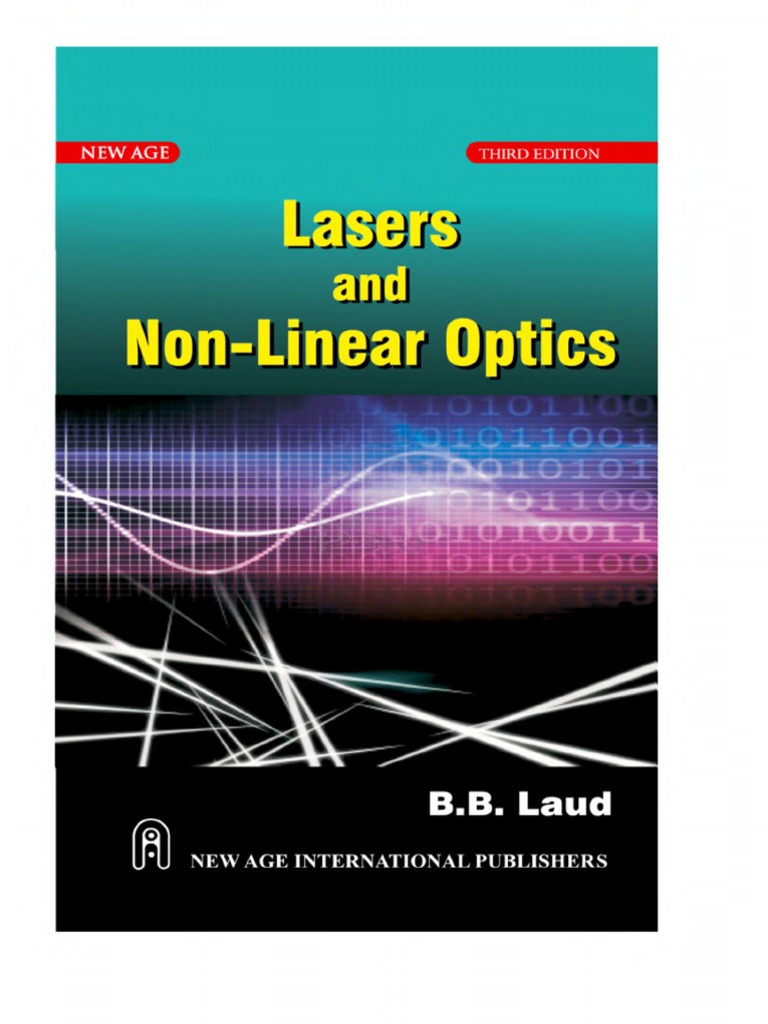 Lasers and Non Linear Optics 3nbsped 9788122434880 | PDF