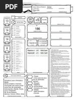 Ordem Paranormal - Ficha de Personagem Editável | PDF