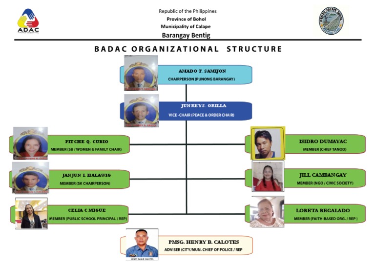 BADAC Organizational Structure | PDF