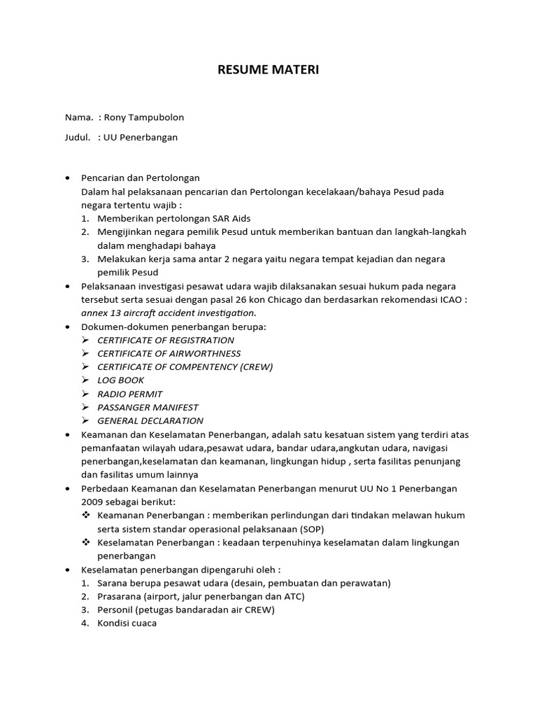 Resume Materi | PDF