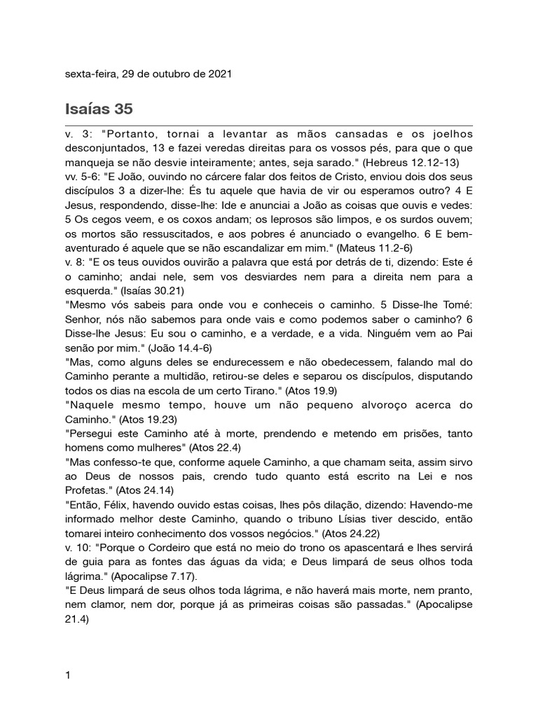 Isaías 35 | PDF