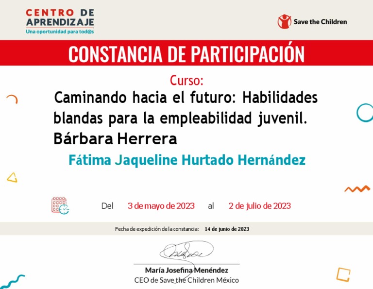 Diploma certificado Fatima | PDF