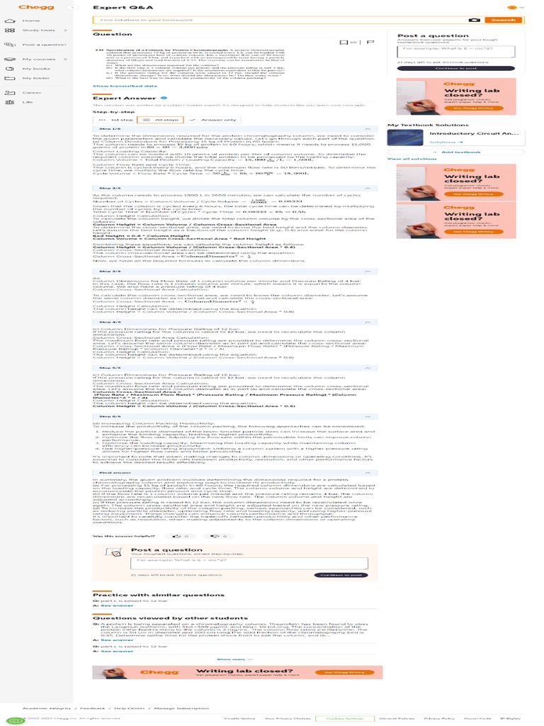 Screencapture Chegg Homework Help Questions and Answers 714 ... Screencapture Chegg Homework Help Questions and Answers 714 ...