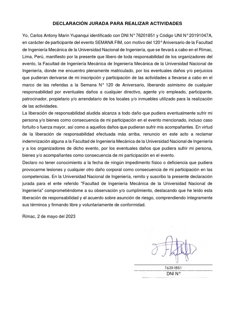 Carta de desagravio[1] | PDF