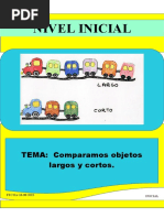 Comparamos Objetos Largos y Cortos | PDF | Educación de la primera ...