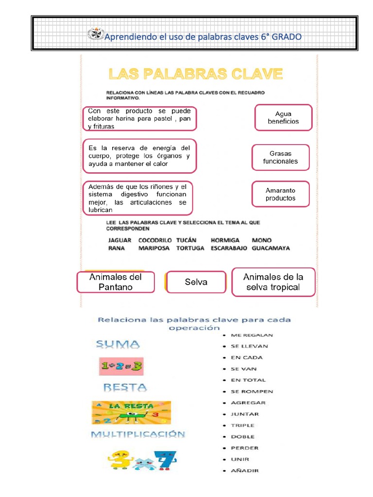 6 Palabras Claves | PDF
