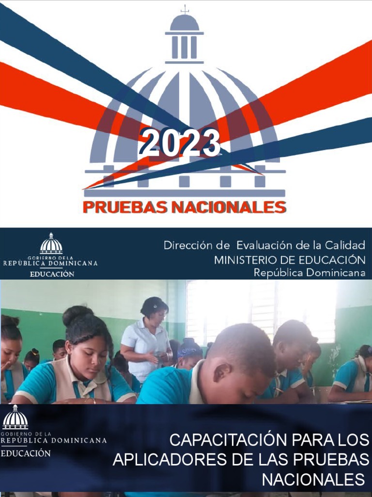 Capacitación aplicadores pruebas nacionales 2023. | PDF | Evaluación | Science