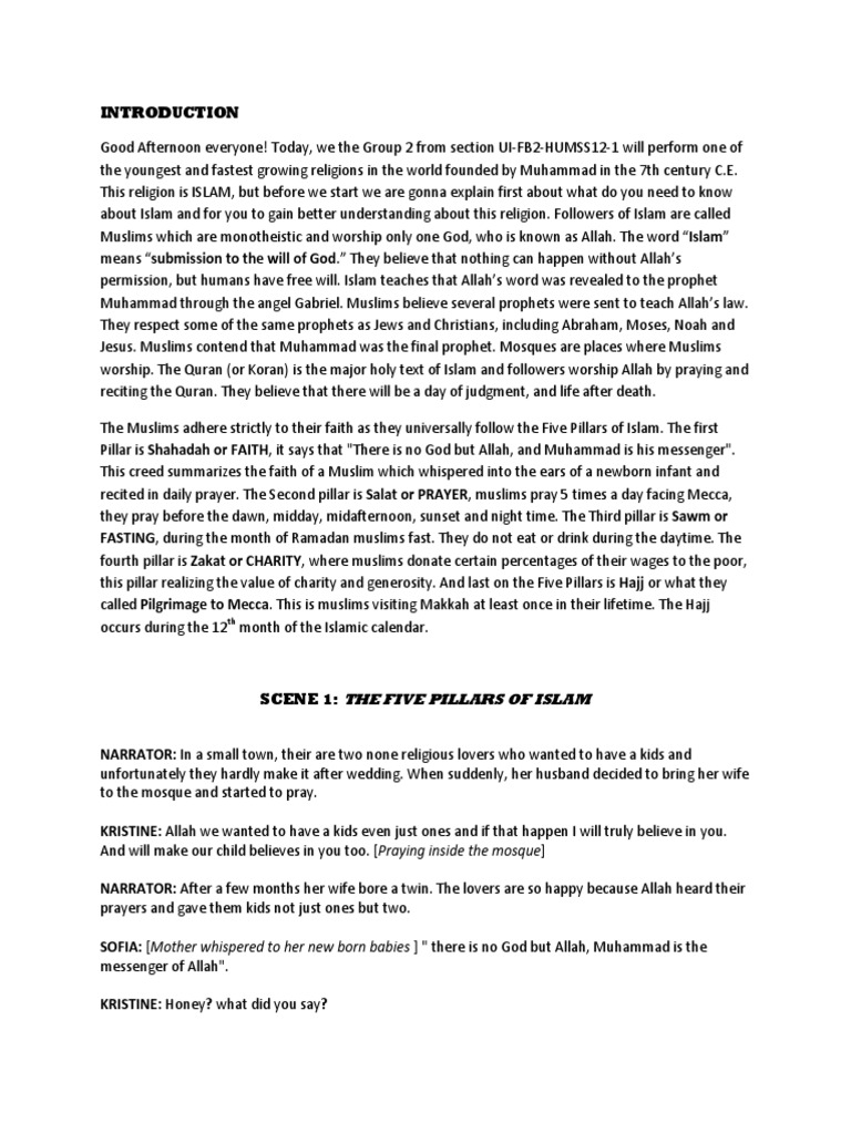 Roleplay Script | PDF