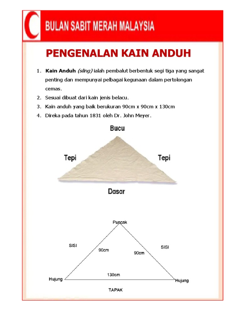 Nota Pengenalan Kain Anduh BSMM | PDF