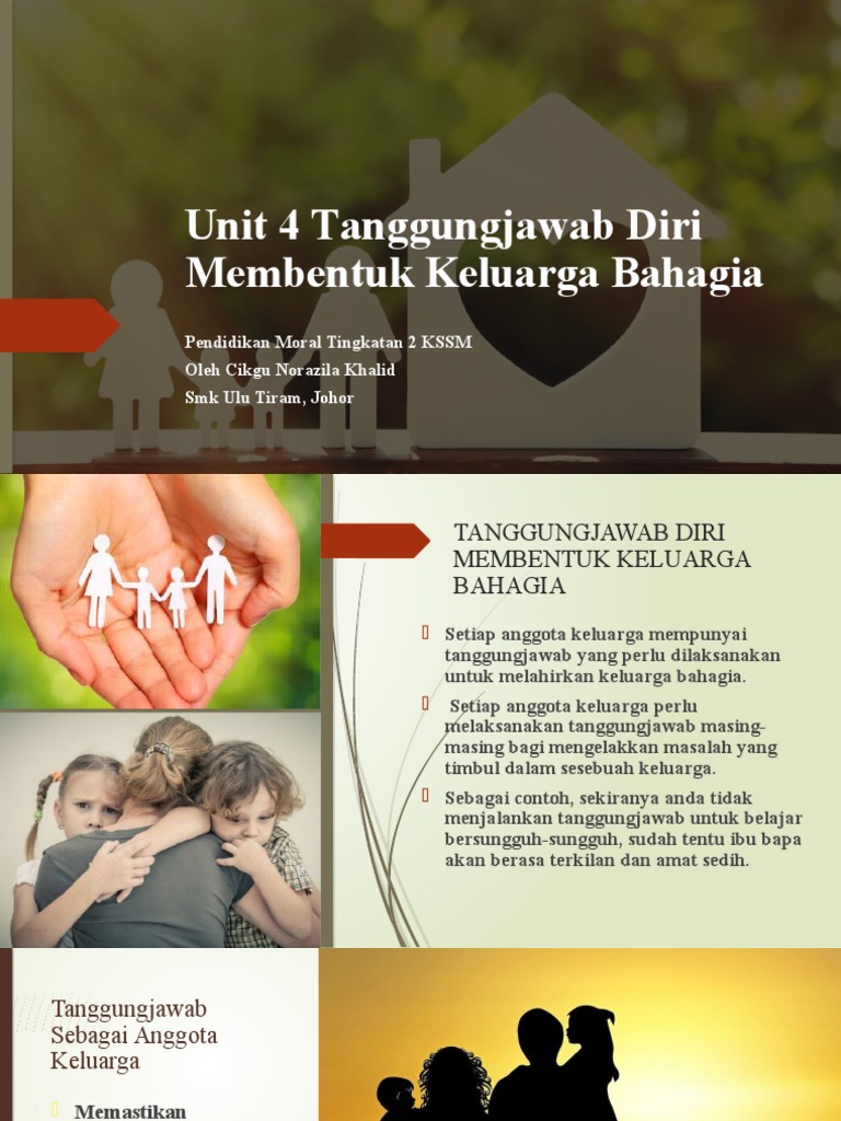 UNIT4 Tanggungjawab Diri Membentuk Keluarga Bahagia | PDF