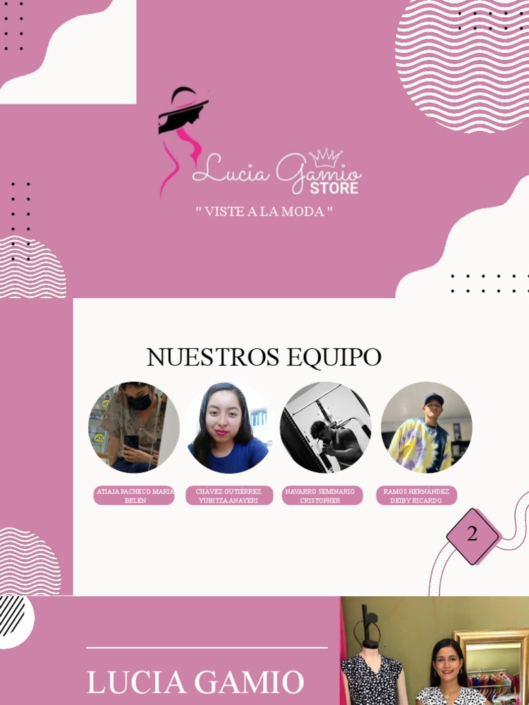 Emprendimiento LUCIA GAMIO STORE | PDF | Negocios