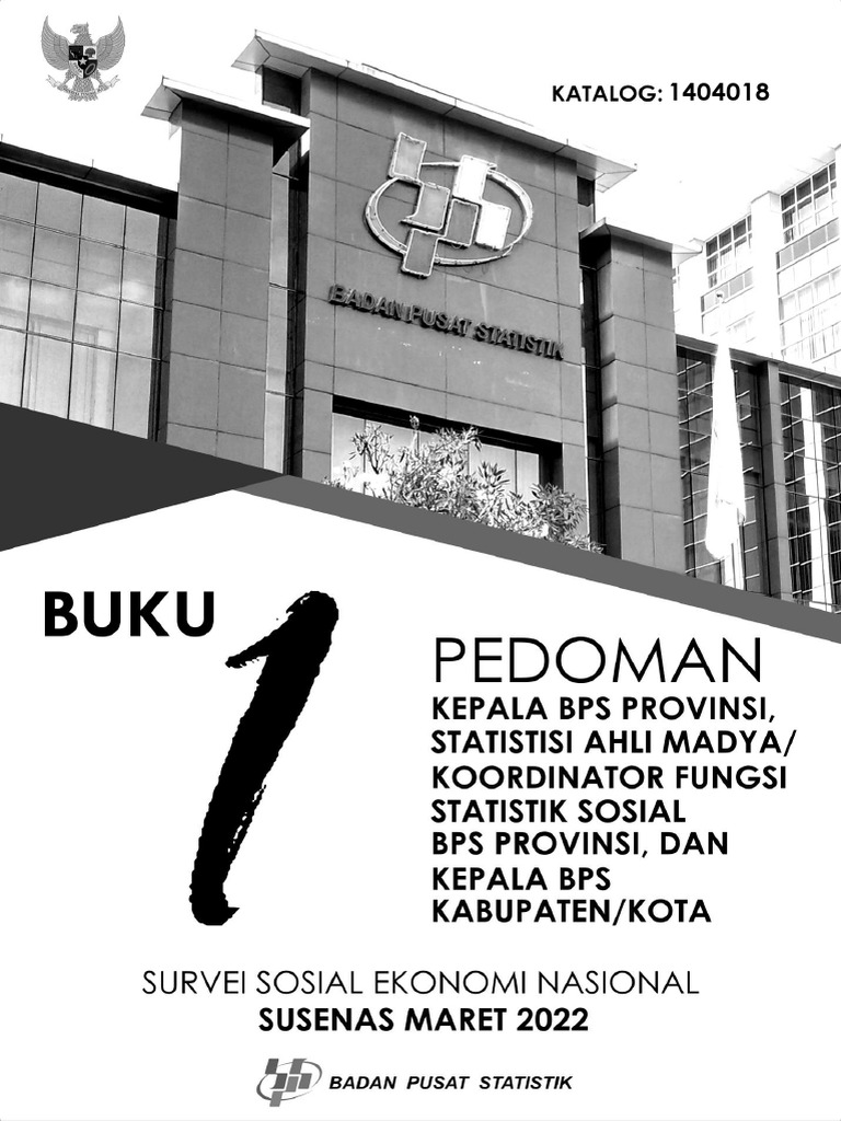 Buku 1 Pedoman Kepala Susenas Maret 2022 - 10012022 | PDF