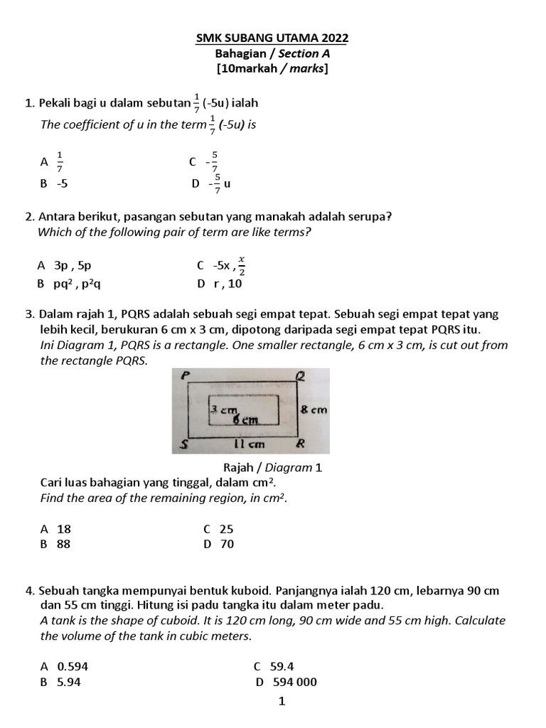 F4 MM exam paper | PDF