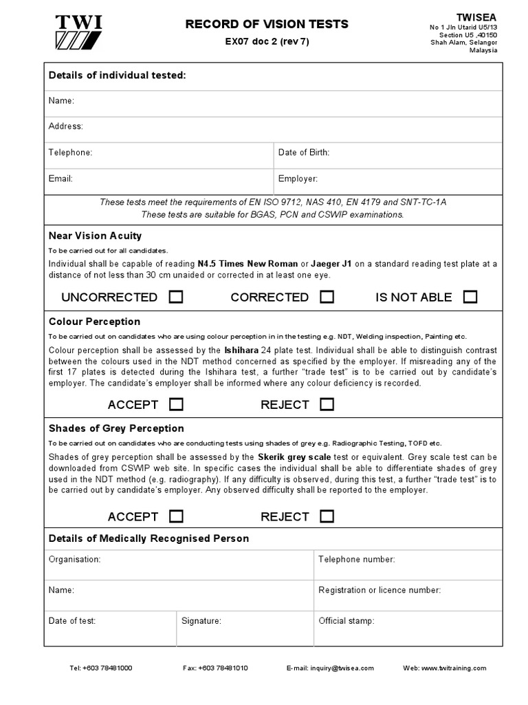 FILE - 20230213 - 144332 - EX07 Doc 2 - TWI Record of Vision Tests (Rev ...