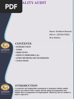 Assessment Techniques Vertical Audit | PDF