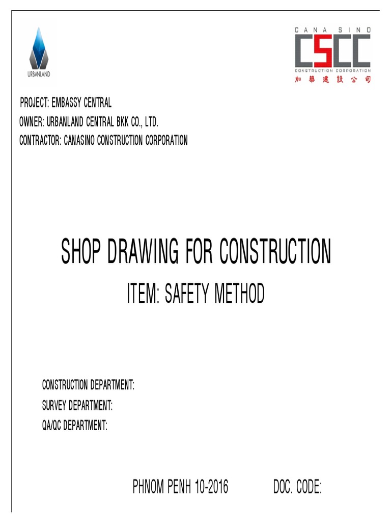 Construction Safety Method Document | PDF | Building Technology ...