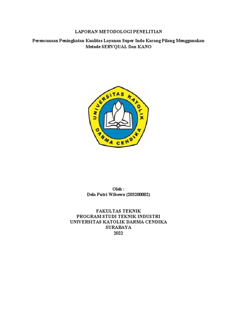 Laporan Metodologi Penelitian | PDF