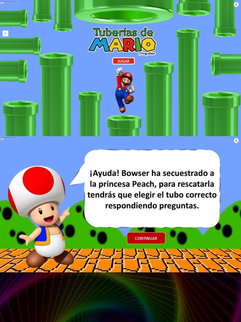 TUBERIAS DE MARIO BROS - EL PROFE VICTOR | PDF